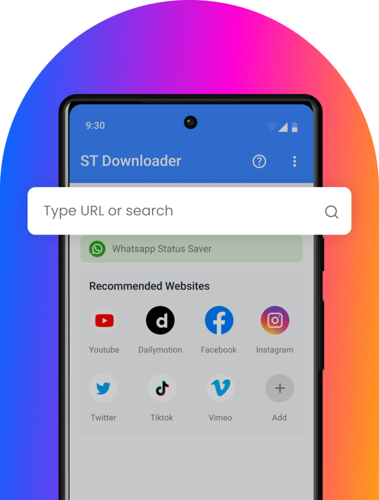 ST Downloader - Download and Save Videos Effortlessly